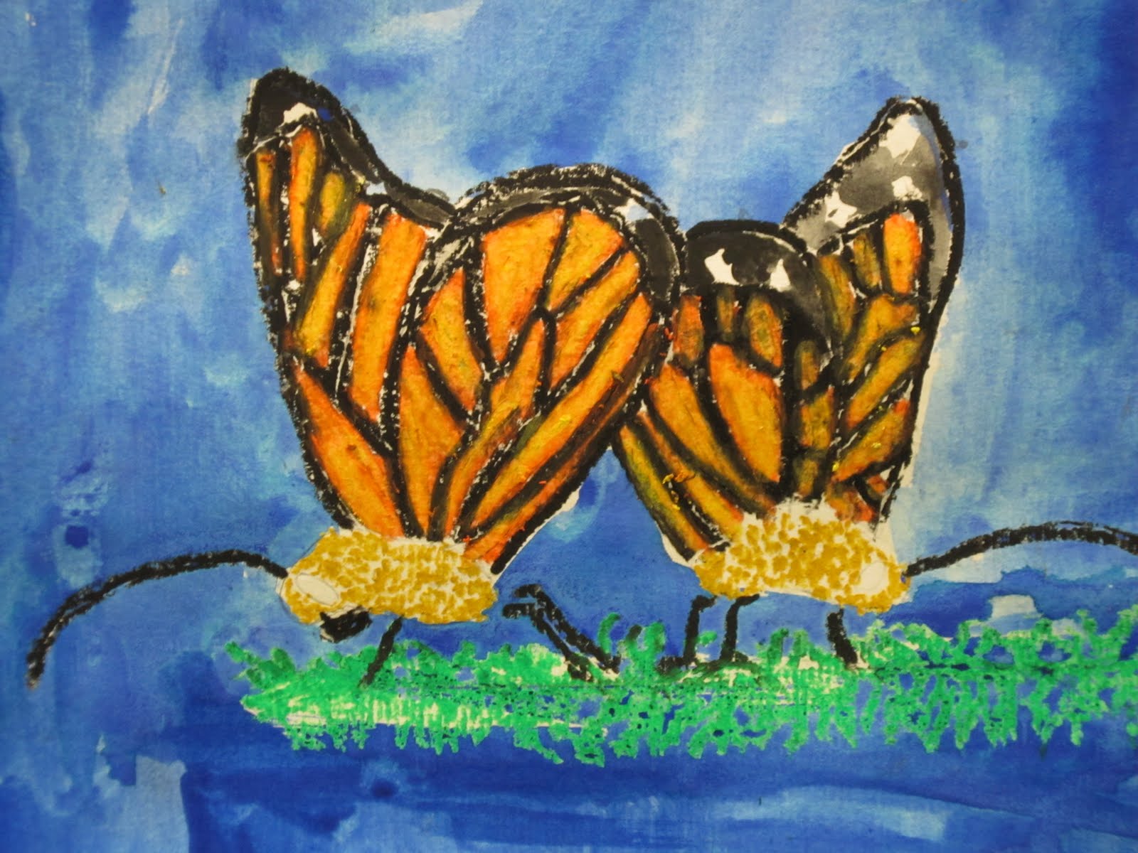 Mrs. Wille's Art Room: Oil pastel animal drawings