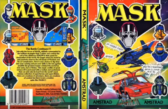 M.A.S.K. Video Game Review In 1987 Amstrad Action Magazine
