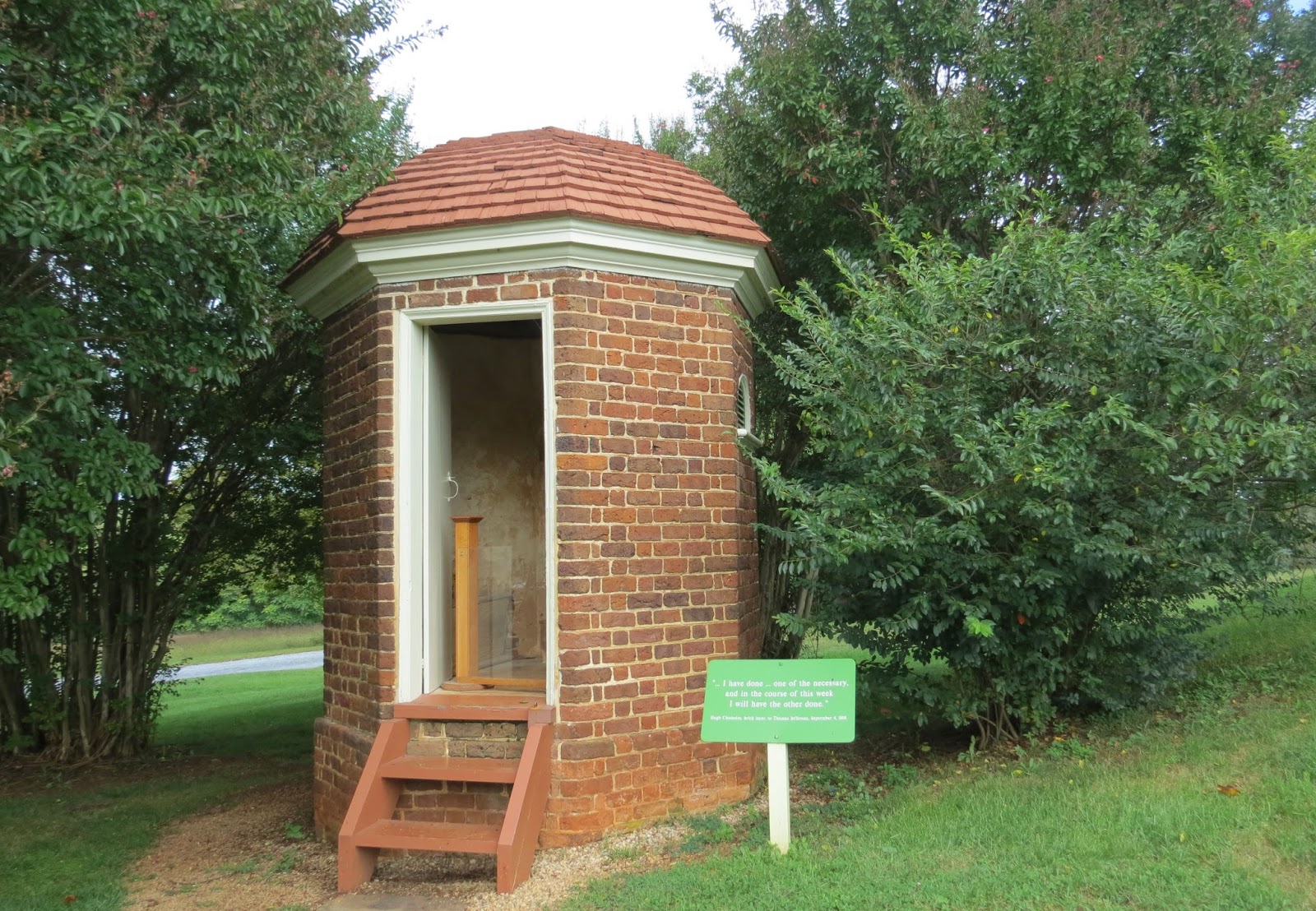 Where's Liz? 2014: Poplar Forest, Thomas Jefferson's Secret Retreat