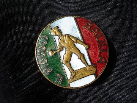 Kriegsmarine: Distintivo "Il Piccolo Balilla"