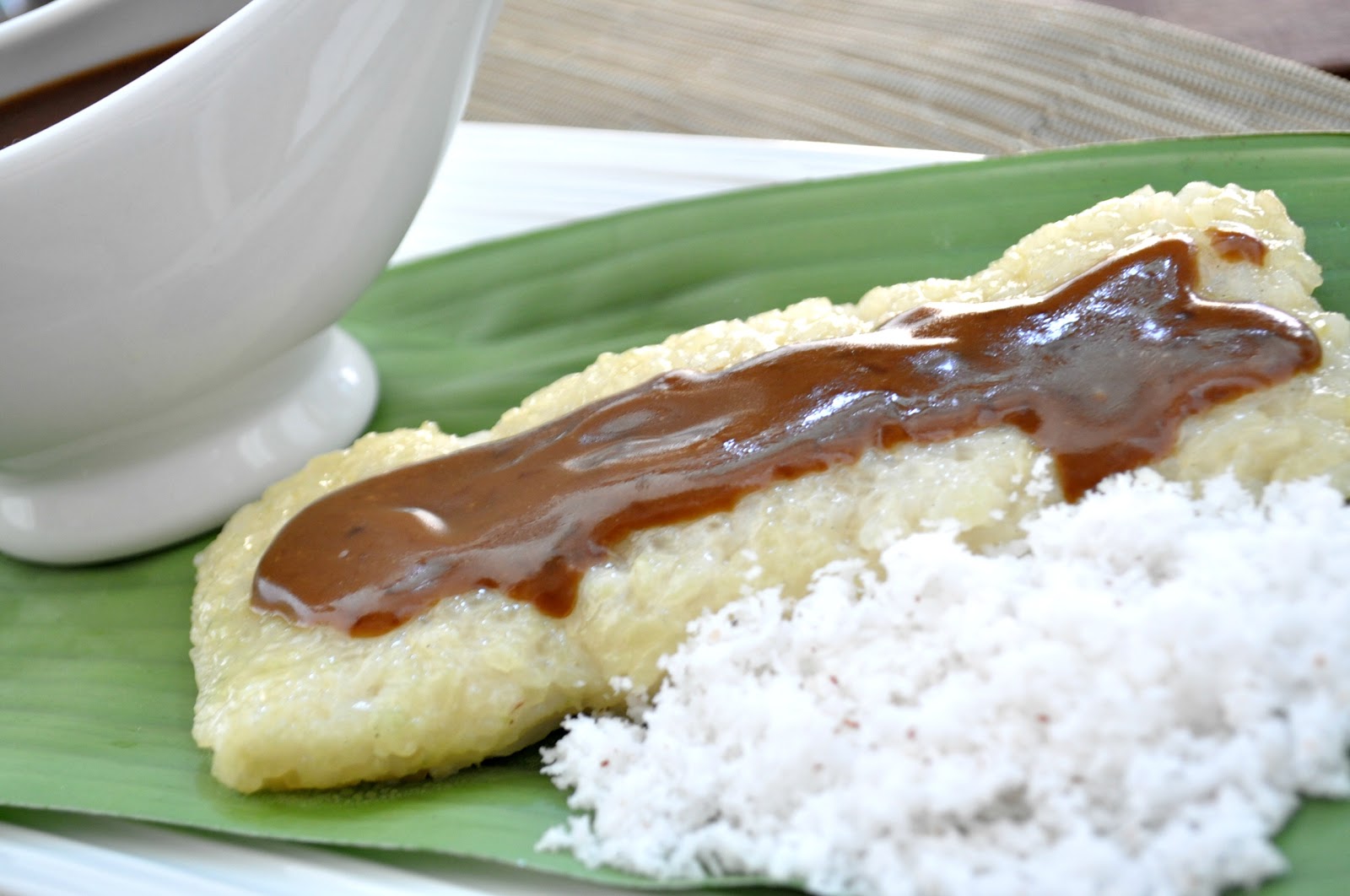 My Twisted Recipes Suman Sa Lihiya With Latik Wrapped Rice Cake With Coco Butter Syrup
