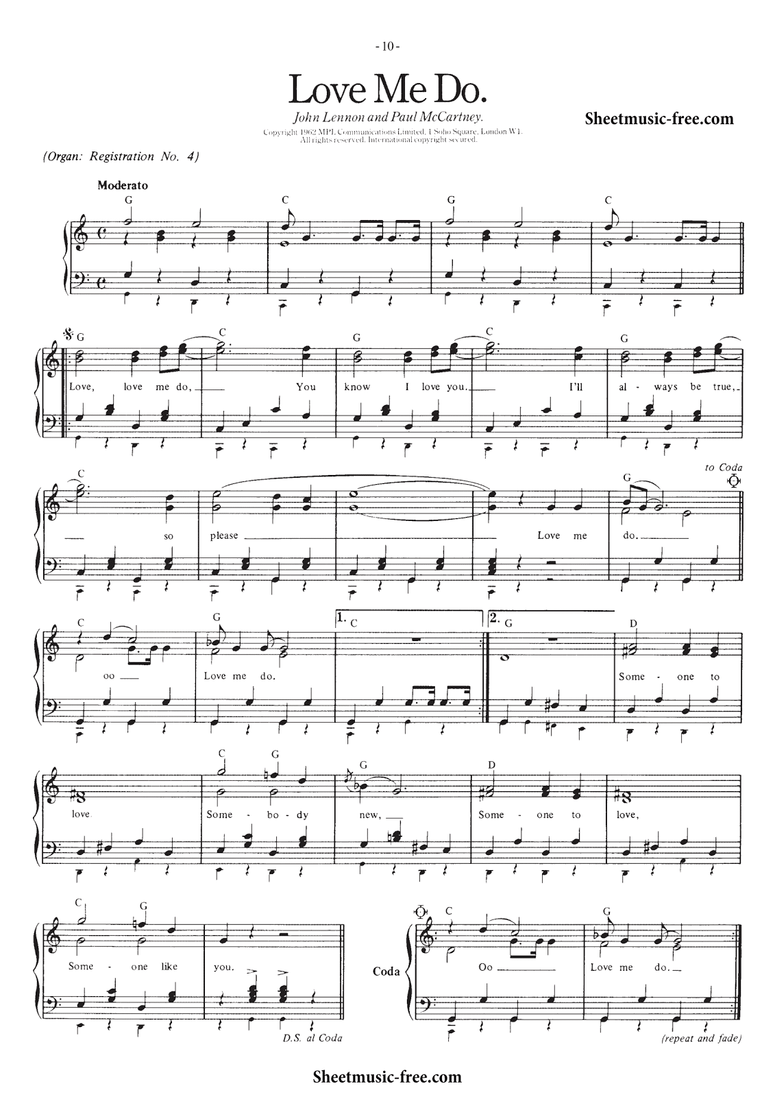Alela's Free Printables: The Beatles Sheet Music