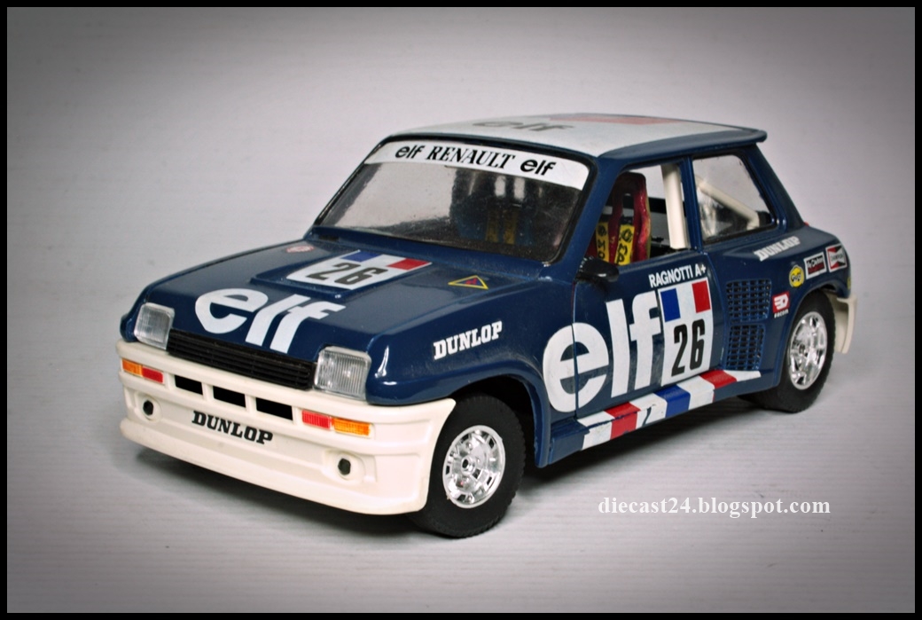 1/24 Diecast miniaturas: Renault 5 Turbo Rallye ELF 1980- BBurago 1/24 ...