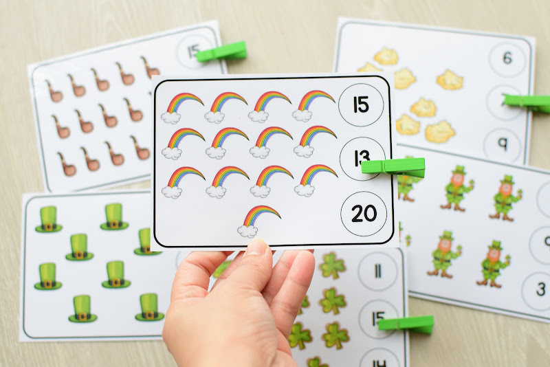 St. Patrick's Day Numbers 1-10 Counting Activities for Kids | The Pinay ...