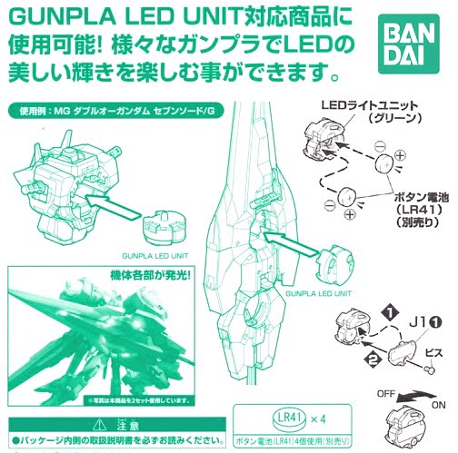 HobbyKid: Gunpla LED Unit Green