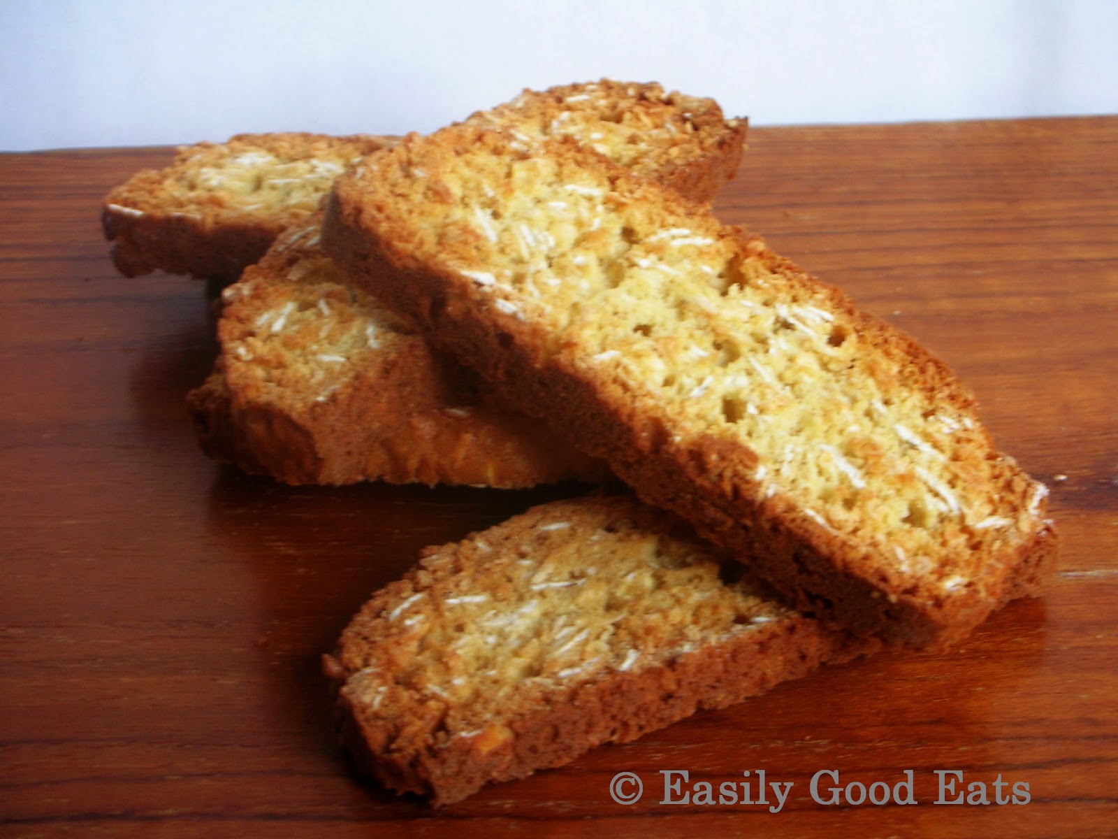 Easily Good Eats: ANZAC Biscotti Recipe