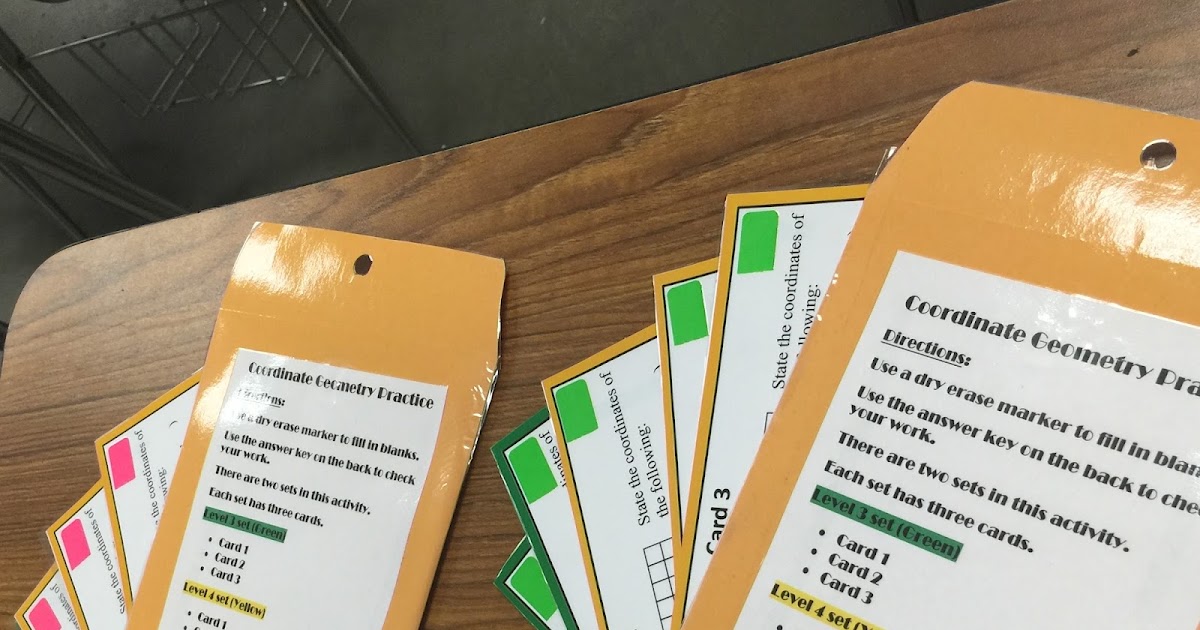 My Math Imagination: Color Coding for Math Stations