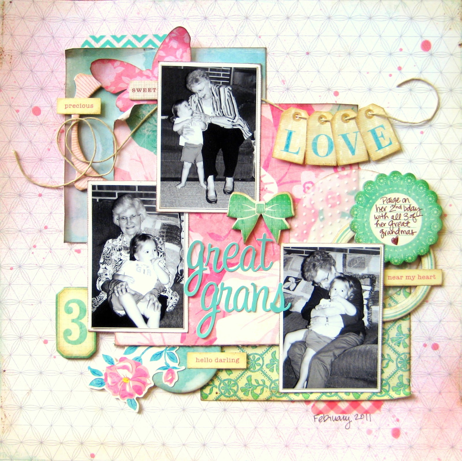 Little Nugget Creations: Great Grans (My Scraps & More Sketches)