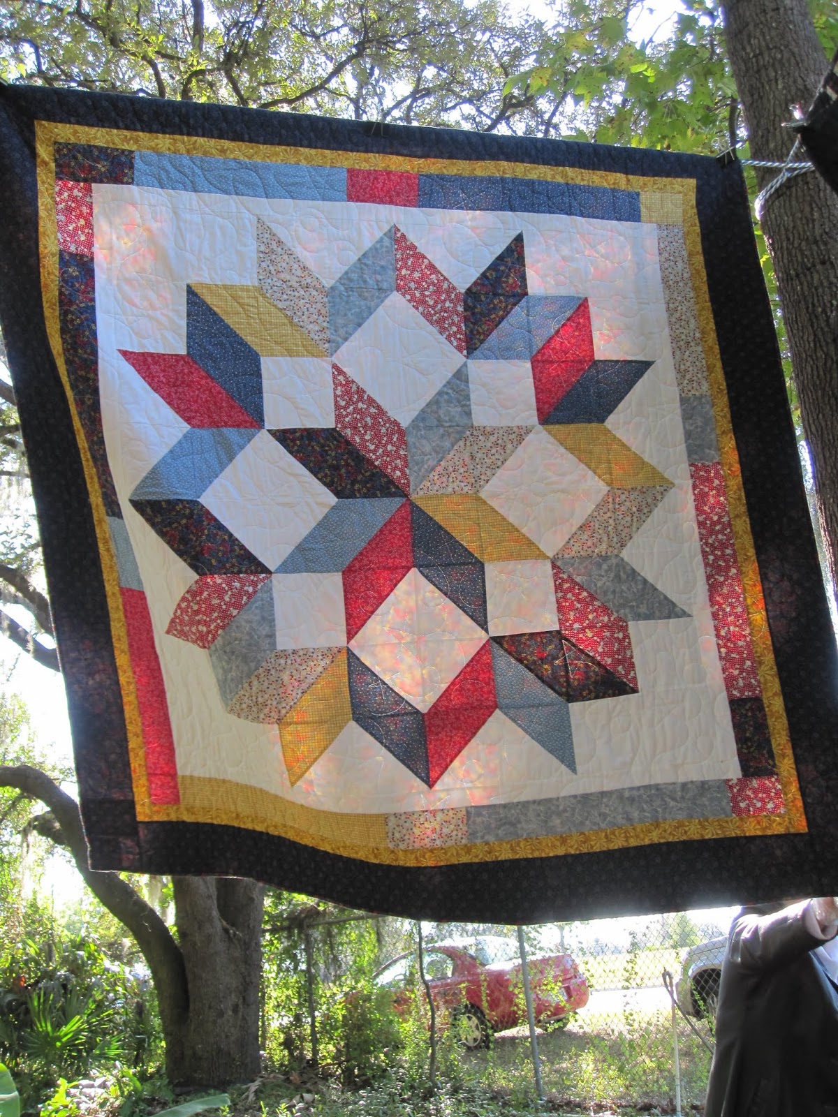 Happy Cottage Quilter: Outdoor Quilt show