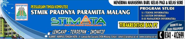 ILMU SEKOLAH INFORMATIKA: Tentang STMIK Pradnya Paramita Malang