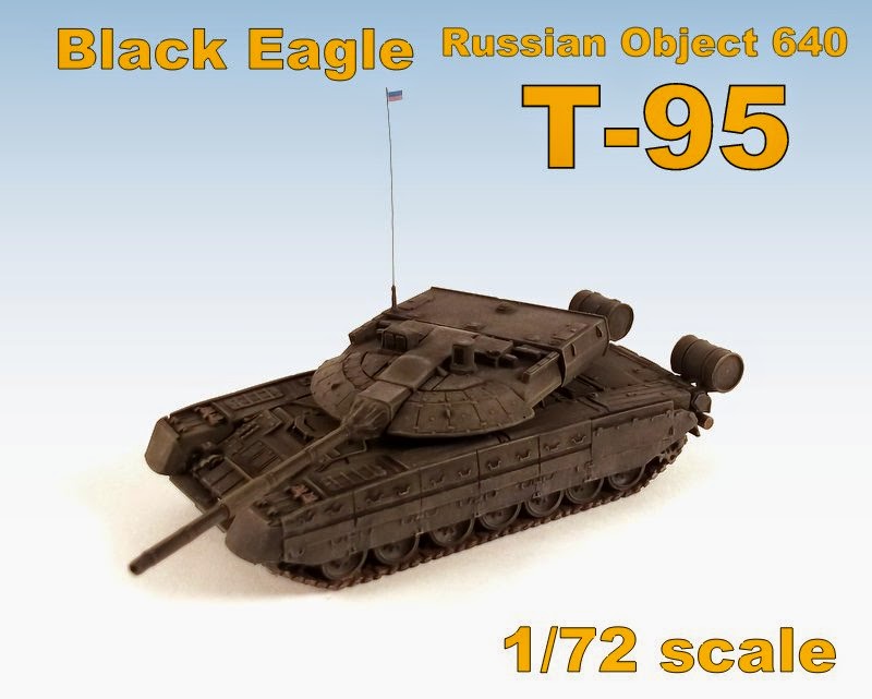 Gulumik Military Models: T-95 BLACK EAGLE (Object 640) 1/72 - Gallery