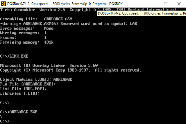 36 Program to find largest number from array in 8086 MicroProcessor ~ Coding Atharva
