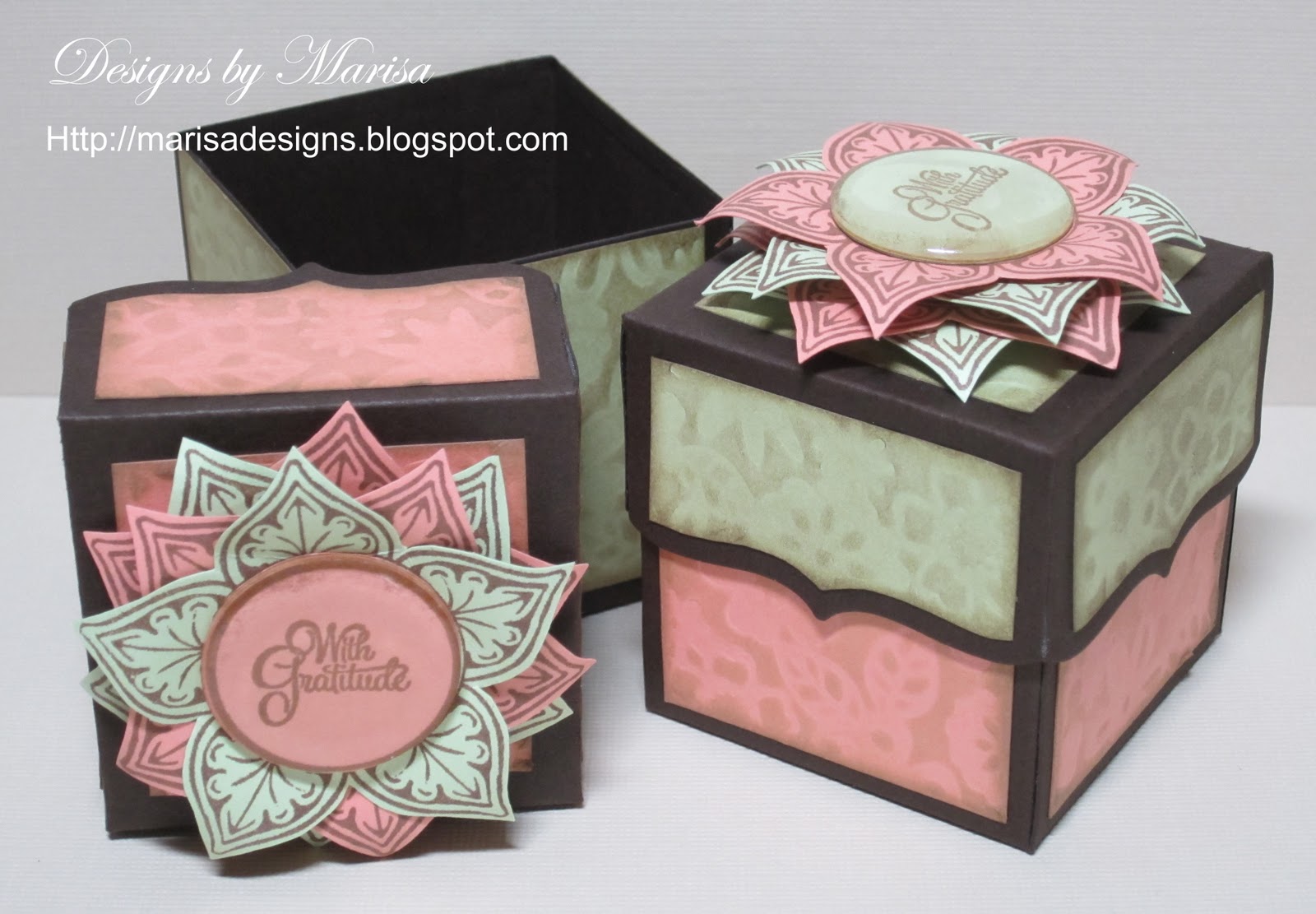 Designs by Marisa: Square Bracket Edge Box by Spellbinders and JustRite
