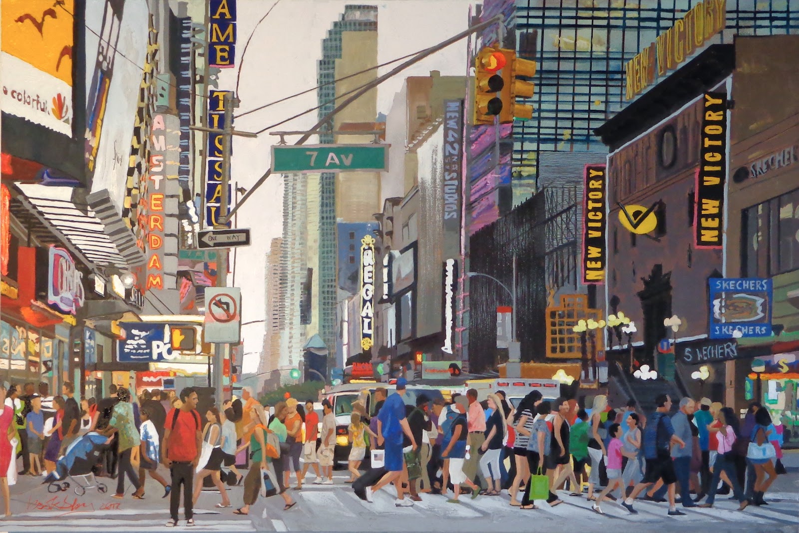 Postcards from Paris : Crossing 7th