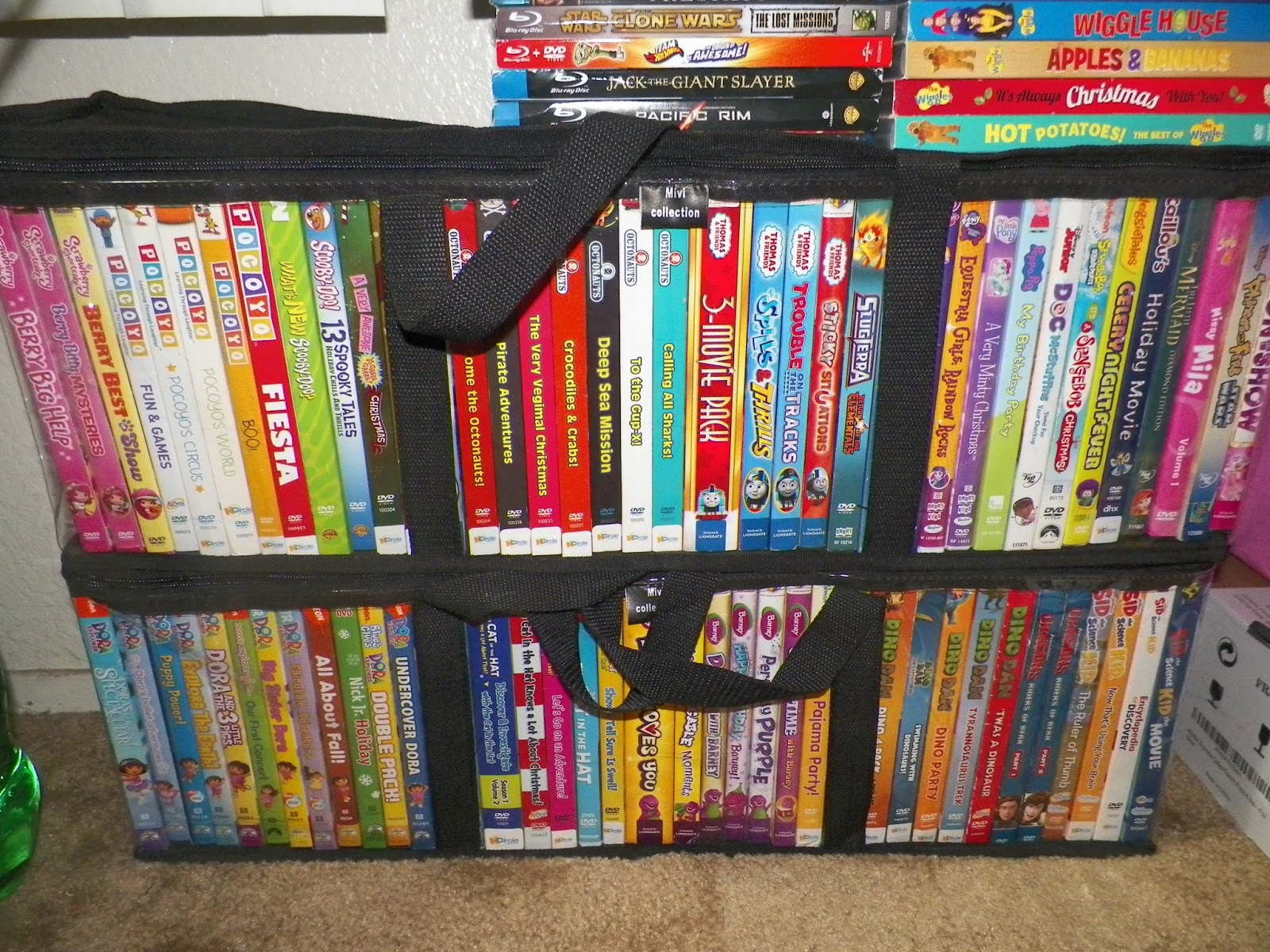 mygreatfinds: Mivi Collection Set of 2 DVD Storage Bags Review