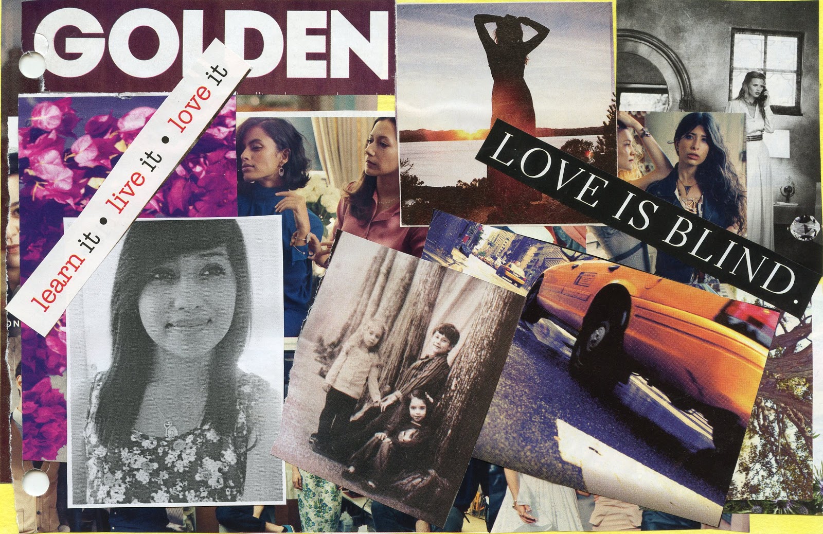 Kennedy High School Photography: Self Portrait Collage