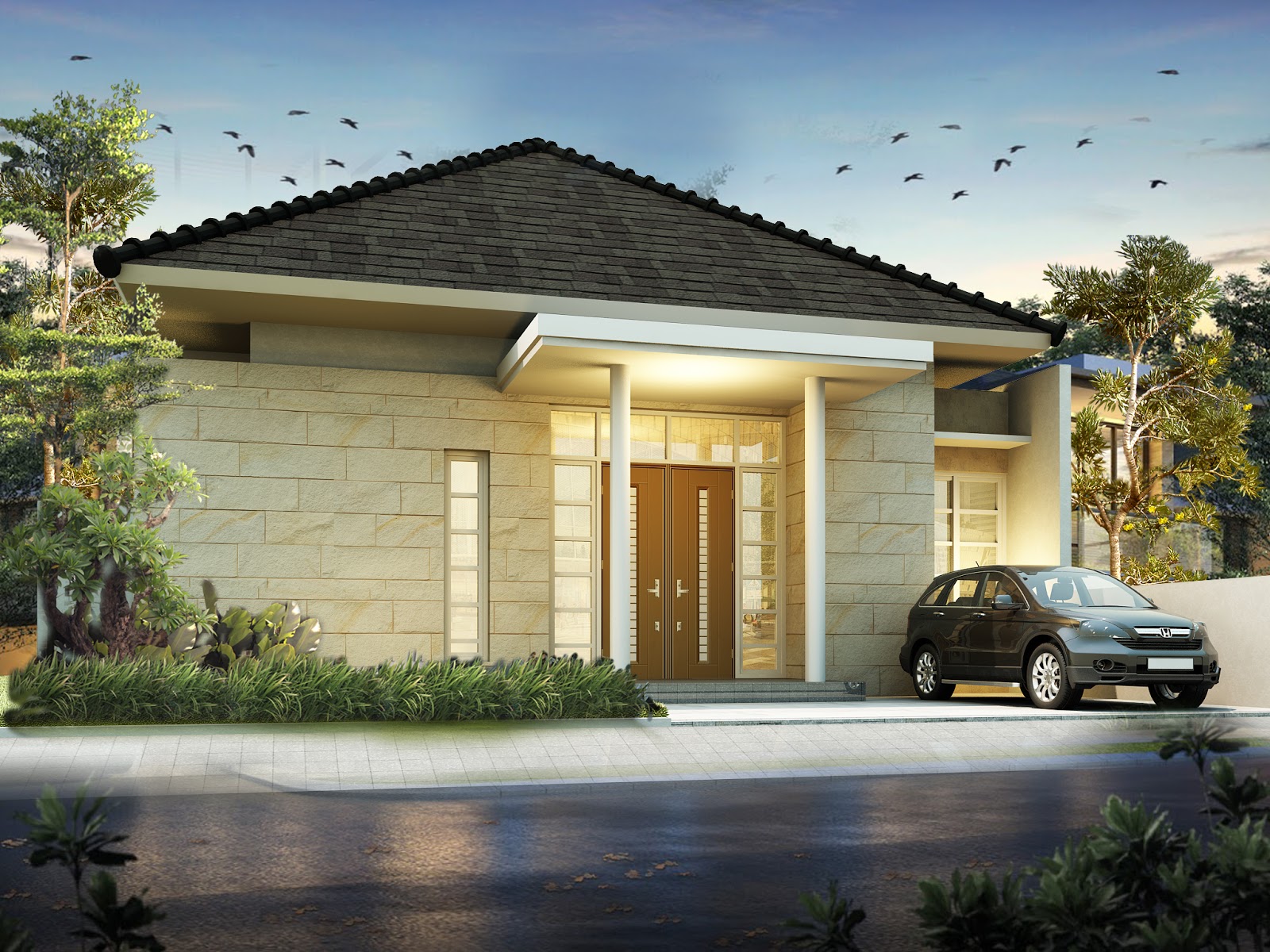 CIPTANEKA: CONTOH DESIGN RUMAH MINIMALIS