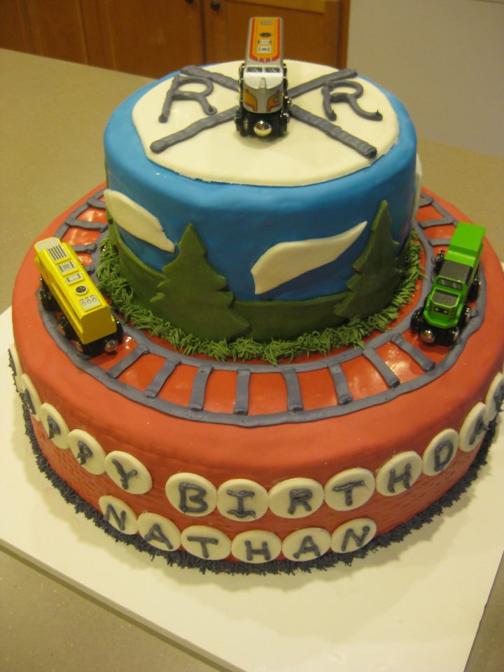 Darcy Cakes: Train Cake and Lego Cake