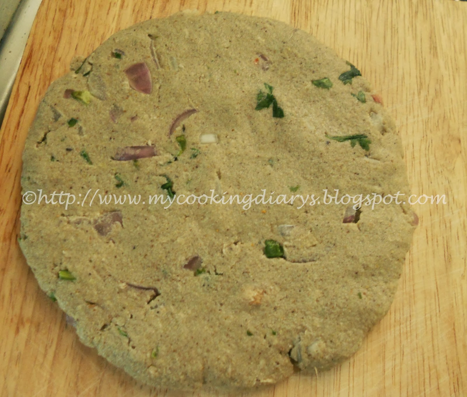 My Cooking diary : Masala Rotla / Gluten Free Millet And Sorghum Bread