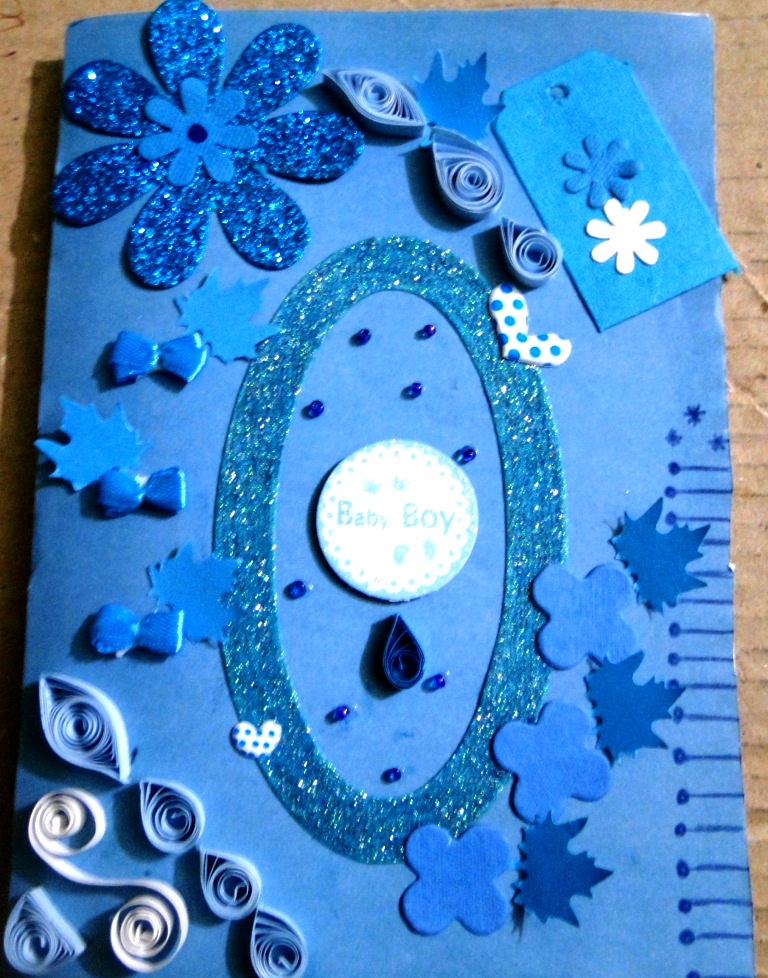 For the love of cards & colors: A blue beauty!