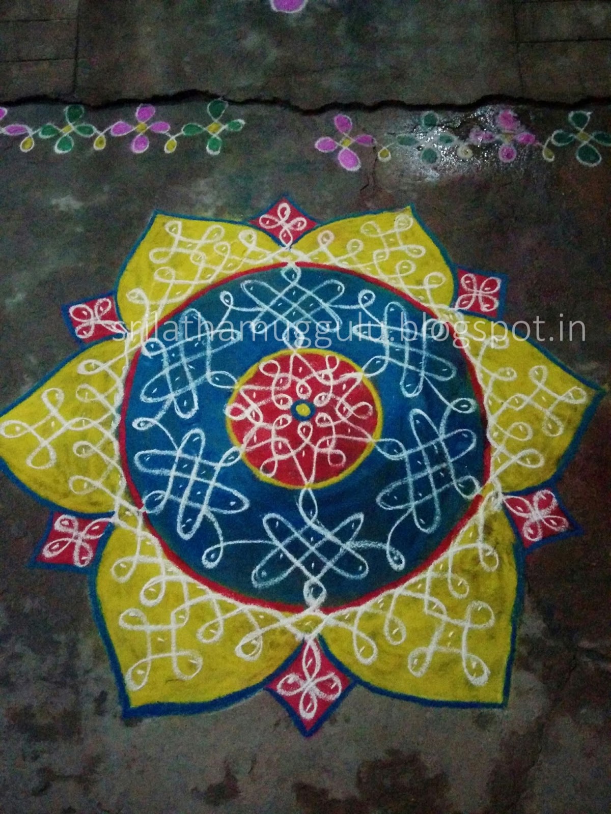 Latest Muggulu Photos 2016 eenadu muggulu | Srilatha Muggulu