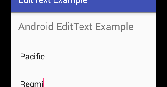 Android EditText Example | Viral Android – Tutorials, Examples, UX/UI ...