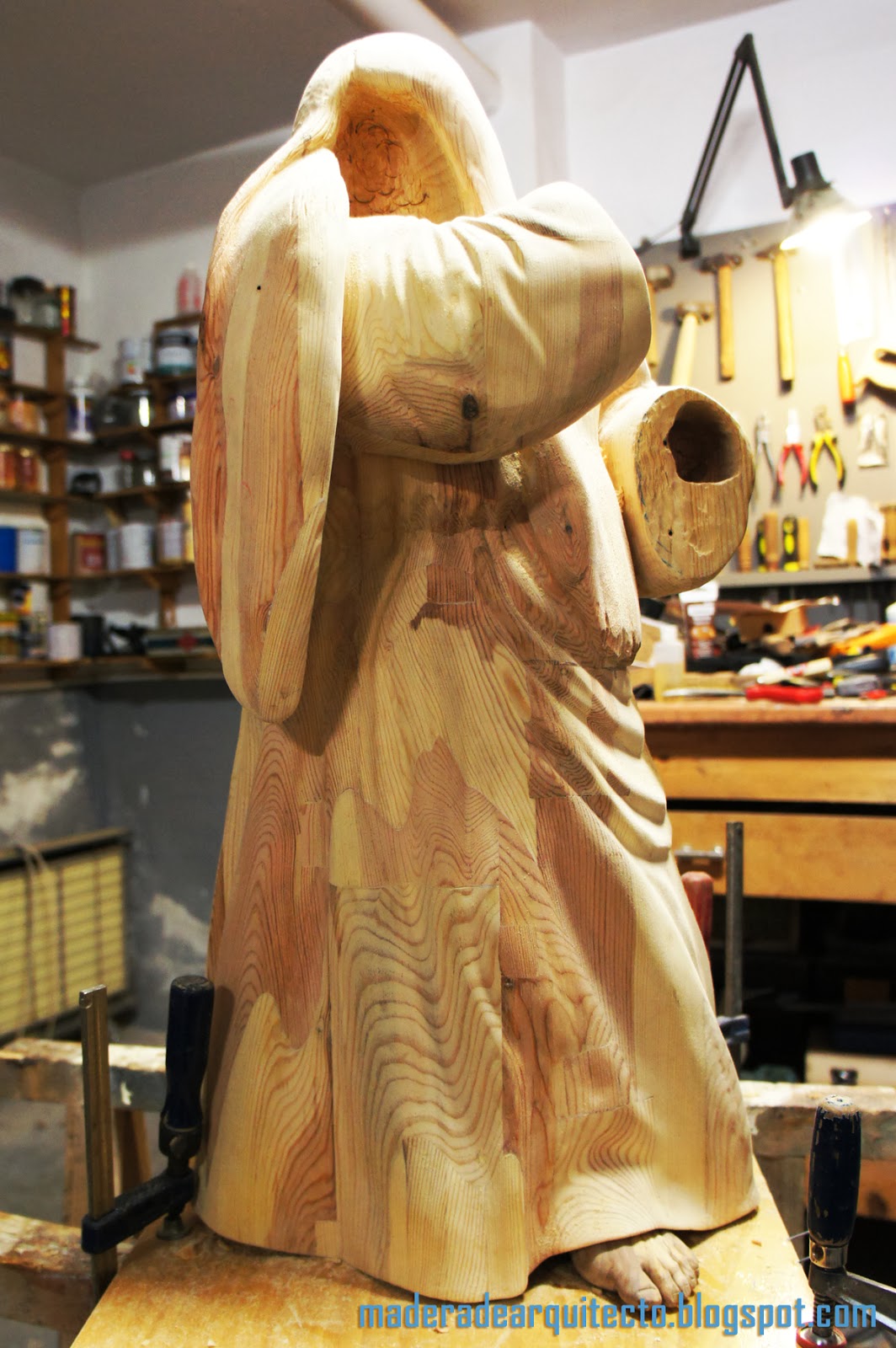 madera de arquitecto: Talla. Jesús Nazareno. 4