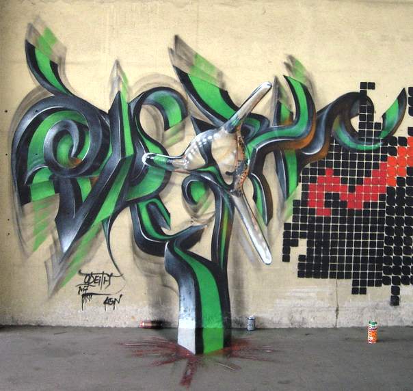 ODEITH from Portugal: incredible 3D graffiti!