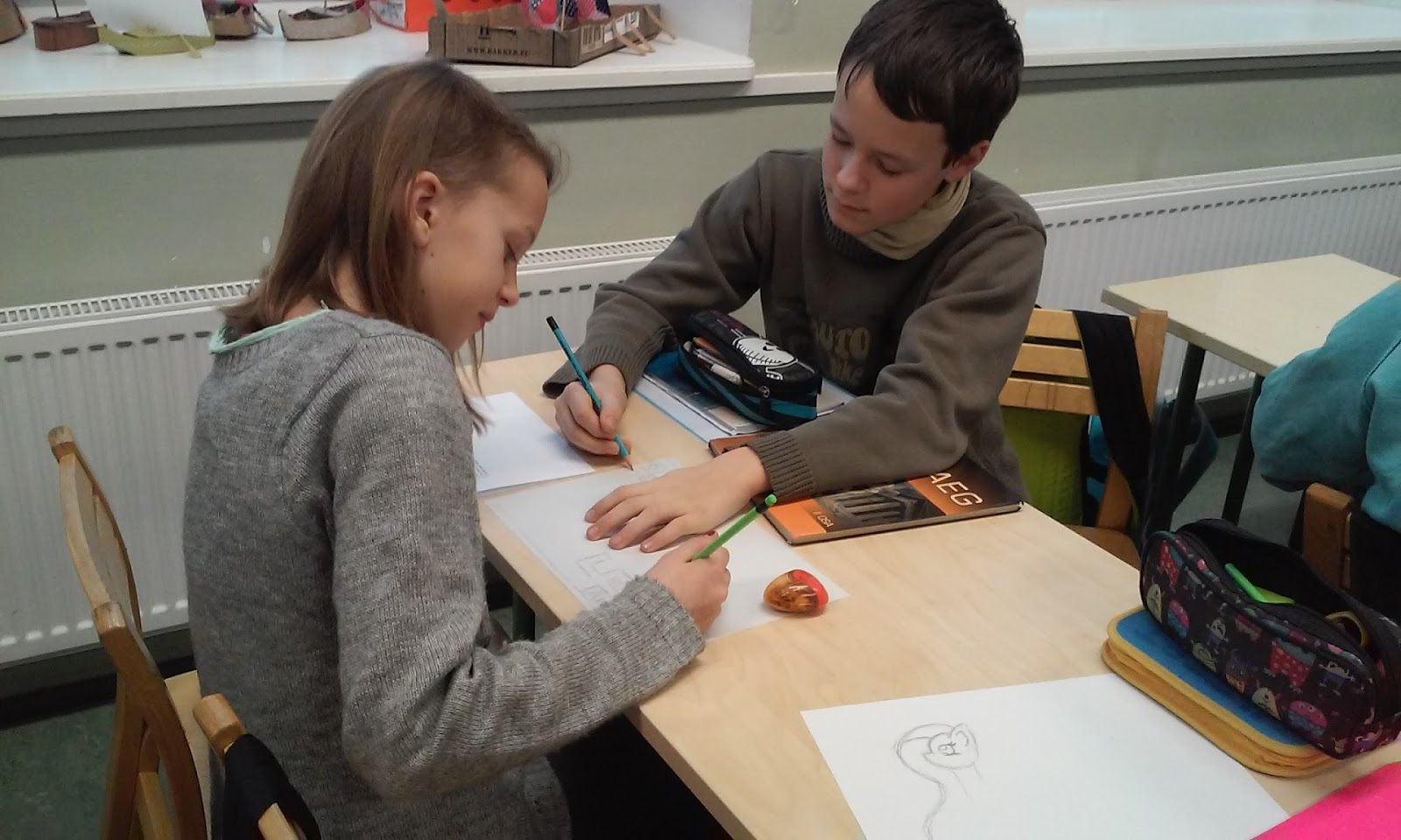 Kunst 5.-9. klass: 6.b Trooja hobune või Minotauruse labürint