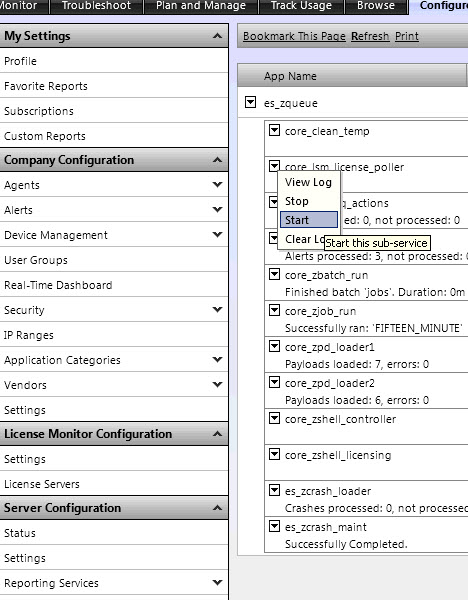 CItrix Edgesight not showing Updated License information