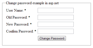 HOW TO CREATE CHANGE PASSWORD FORM/PAGE IN ASP.NET USING SQL SERVER AND ...