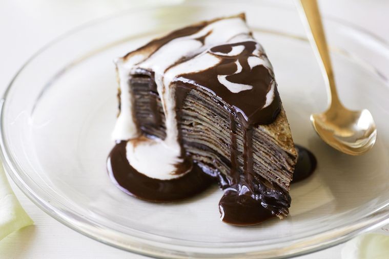 Easy Chocolate Crepe Cake. | mother's recipes