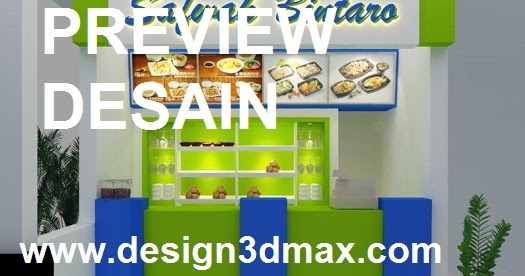 Jasa Gambar Design Outlet Foodcourt Konsep Minimalis Elegan di Mall ITC ...