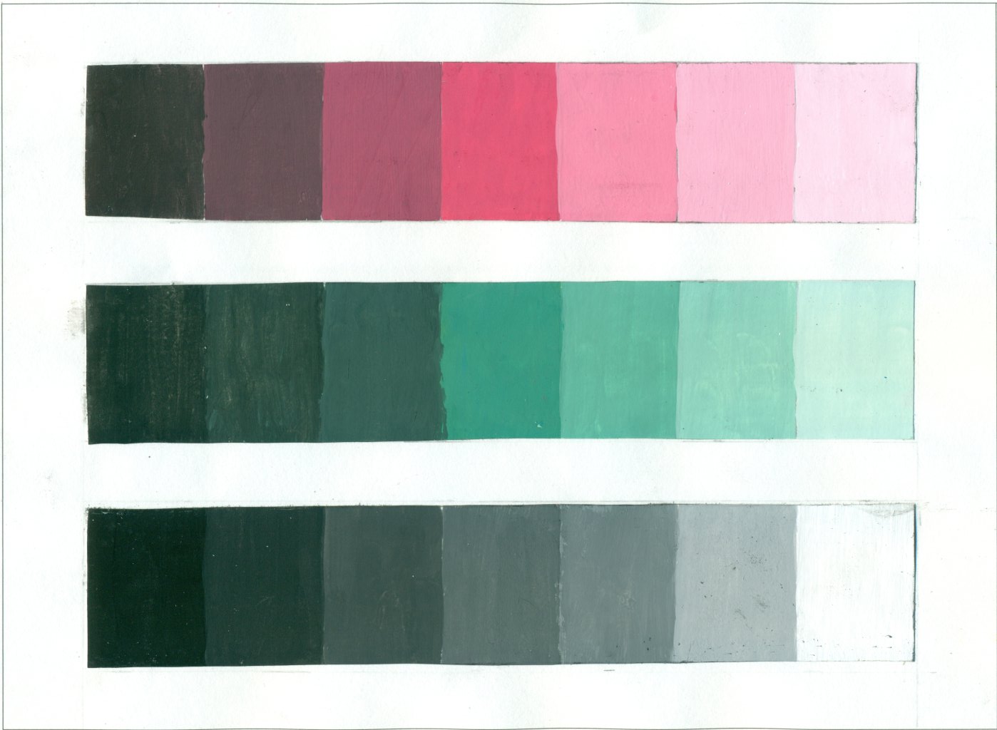 Arte hasta en la sopa: ESCALAS DE COLOR