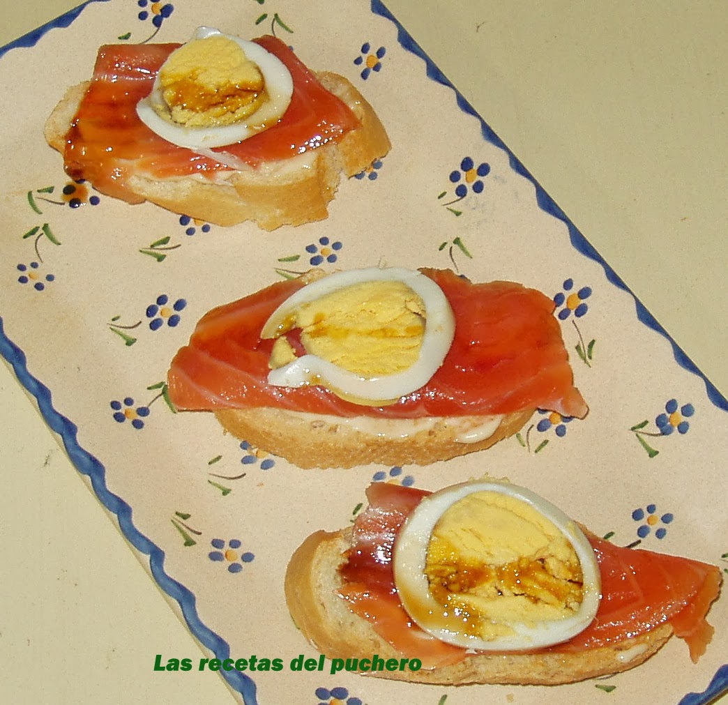 Las recetas del puchero: PINCHOS CON BASE DE ALIOLI