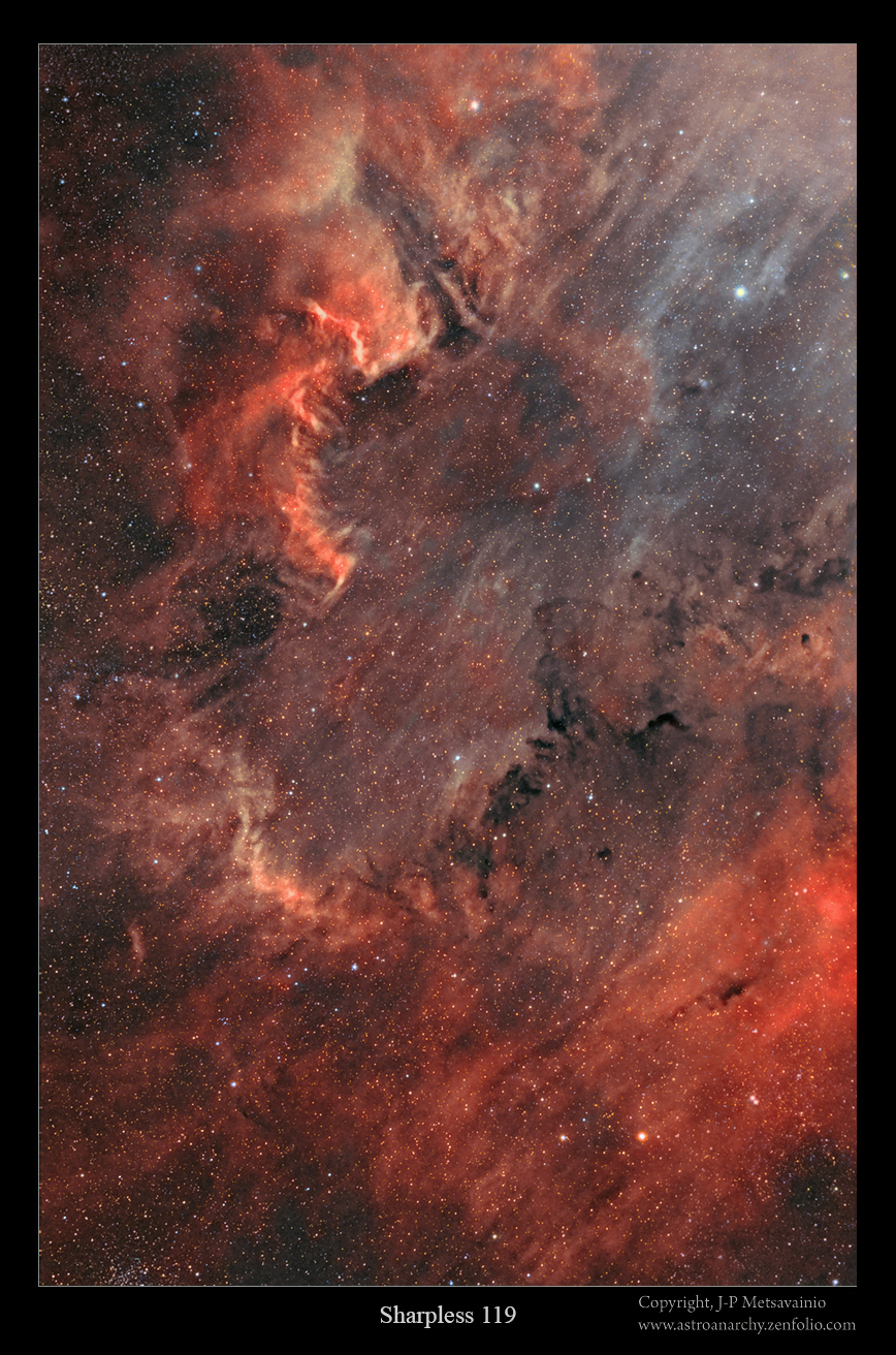 Astro Anarchy: Sharpless 119 in Cygnus, visual spectrum version
