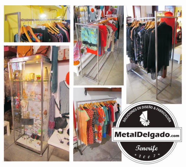 Acero Inoxidable Tenerife: Expositor acero inoxidable para ropa, Tenerife