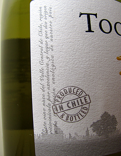 Cono Sur Tocornal Chardonnay - Keskilaakson viini - Viinikartta.fi