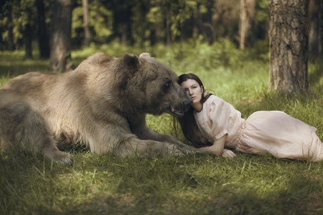 White Wolf : Dreamy Portraits of Women Living in Harmony with Wild ...