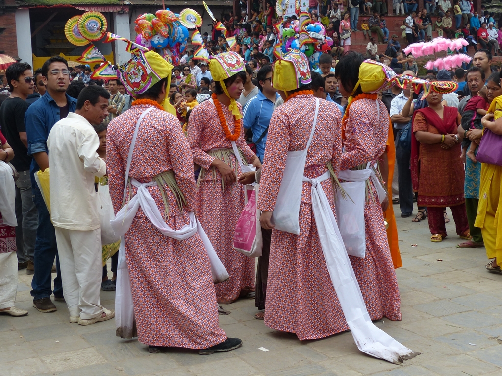 Local style: Costumes of the Gai Jatra festival