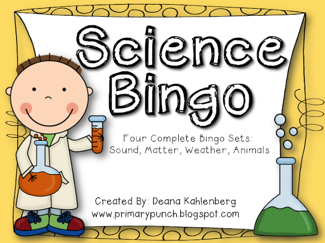 Science Bingo! | Primary Punch