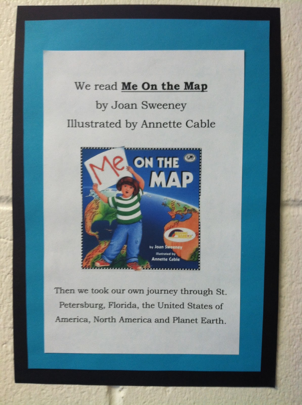 Second Grade in LAK Airways: Me on the Map...and Other Map Activities!