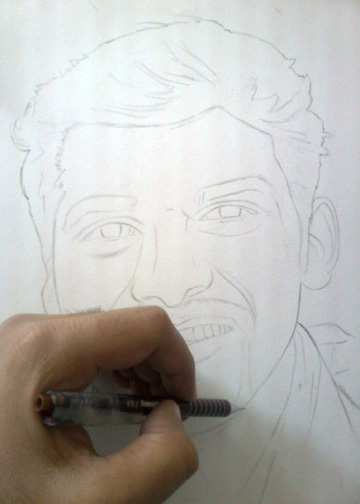 How 2 Draw A Young Boy » Pencil Portrait Drawing