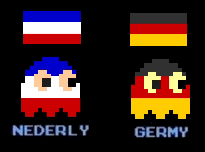 The Voice of Vexillology, Flags & Heraldry: Pac-Man ghosts from the ...