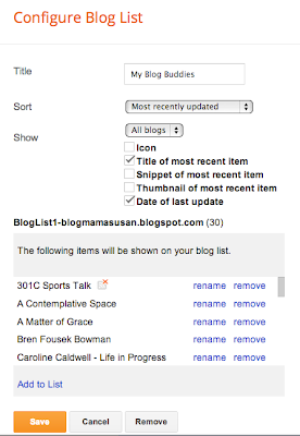 Blogmama Susan: Blog List & Link List - share your interests!