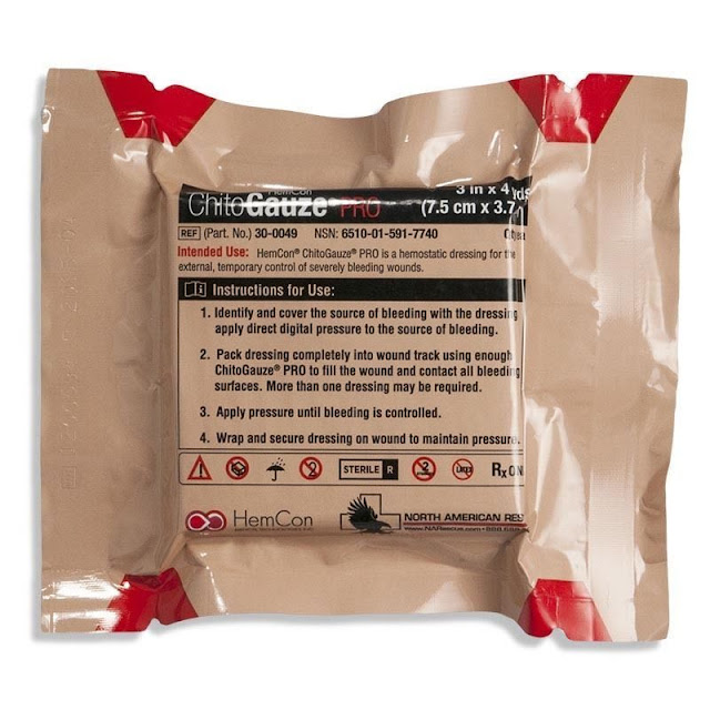 Webbingbabel: HemCon ChitoGauze PRO