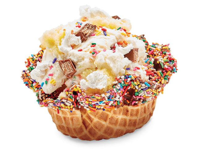 Cold Stone Launches New Confetti Cupcake Ice Cream