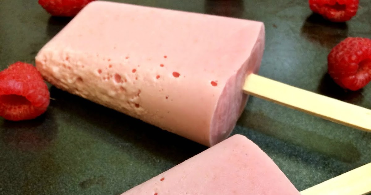 Raspberry Cheesecake Yogurt Popsicles