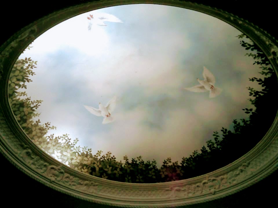 Lukis awan, lukis mural, lukis dome , lukisan awan,lukis plafon,lukisan ...