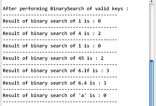 How To Perform Binary Search For An Element Over Primitive Arrays In 